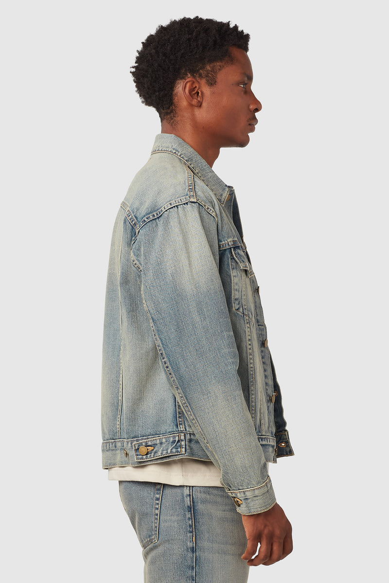 Relaxed Type III Trucker Jacket / Dune | UNI/FORM - uniformla.com