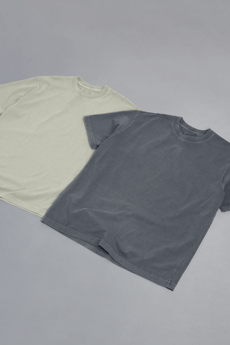 Heavyweight Artist Tee / Washed Pacific | UNI/FORM - uniformla.com