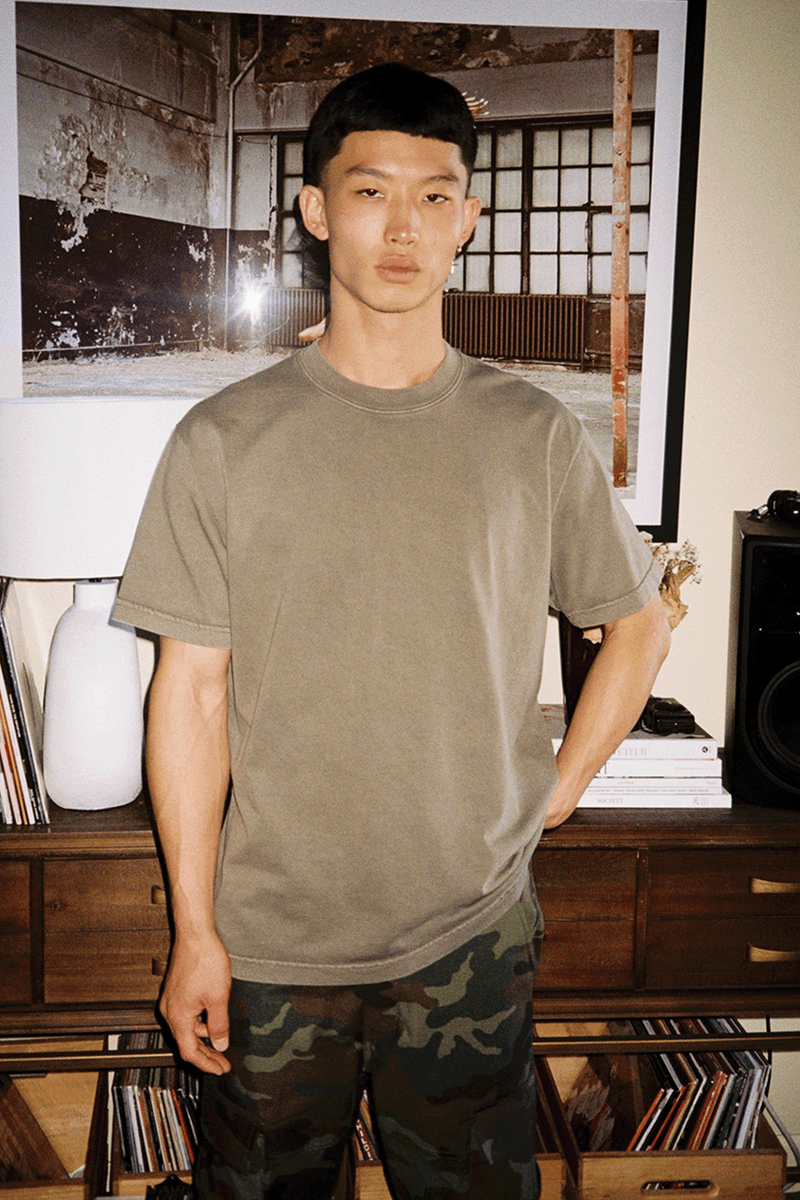 Heavyweight Artist Tee / Washed Rifle | UNI/FORM - uniformla.com