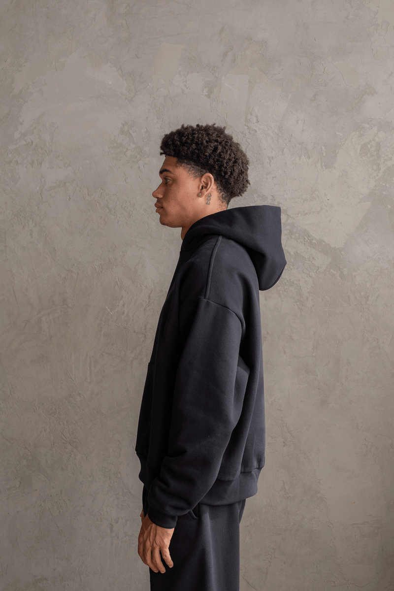 Studio Hoodie / Black | UNI/FORM - uniformla.com