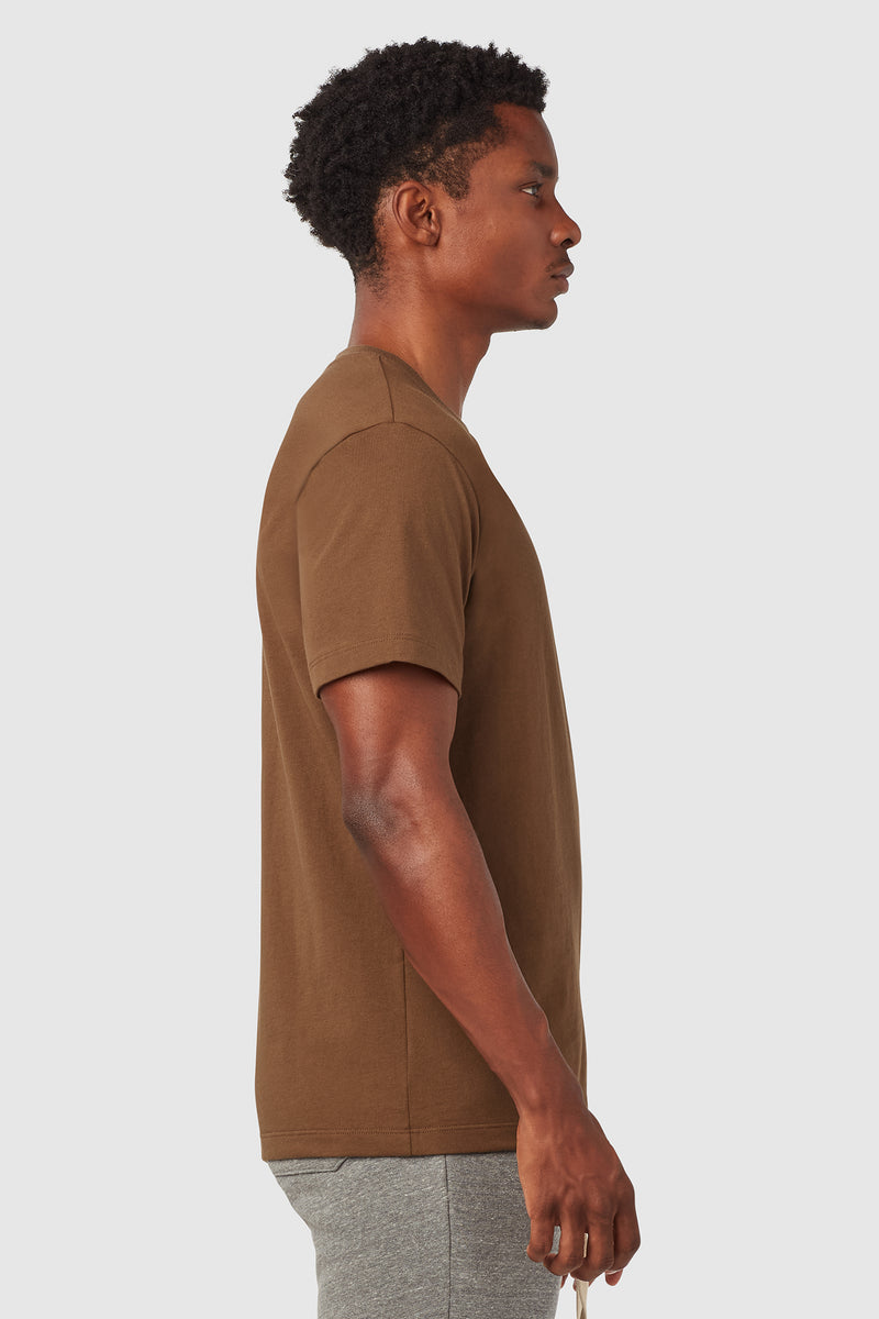 Vintage Crew Neck / Suede | UNI/FORM - uniformla.com