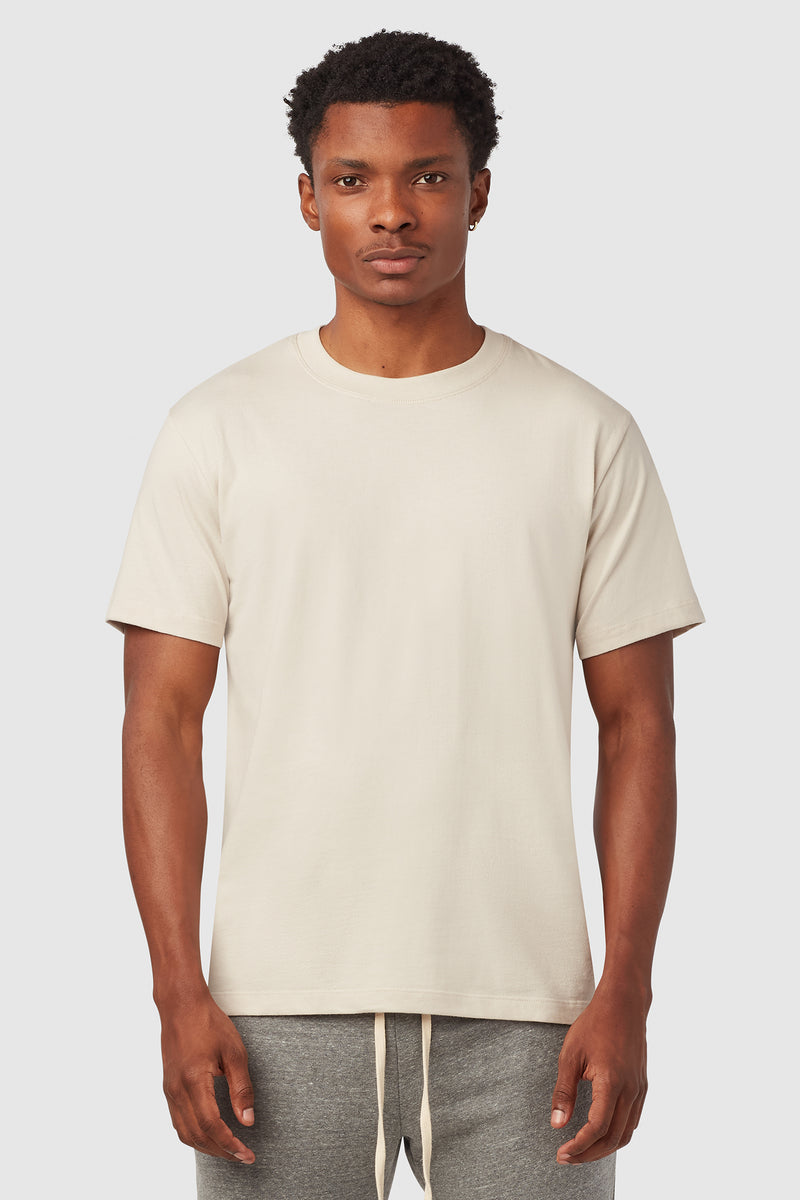 Vintage Crew Neck / White Sand | UNI/FORM - uniformla.com