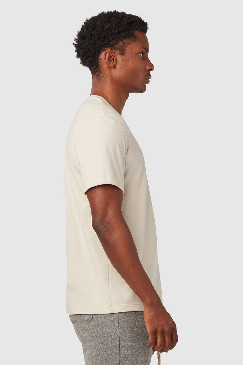 Vintage Crew Neck / White Sand | UNI/FORM - uniformla.com