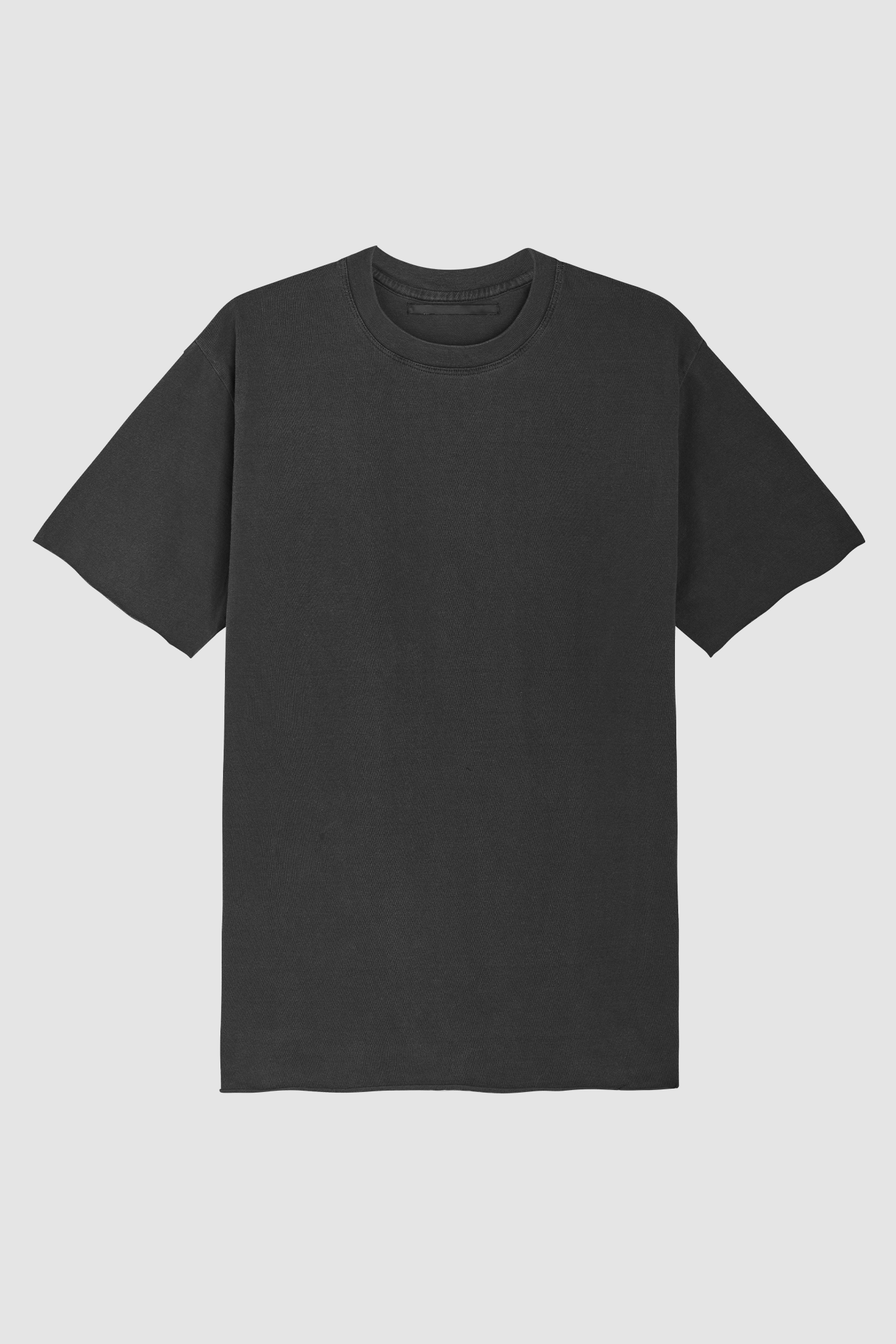 Vintage Raw Hem / Washed Black | UNI/FORM - uniformla.com